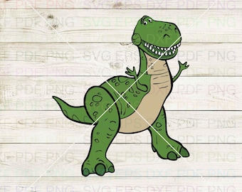 Toy Story Rex Svg | Etsy