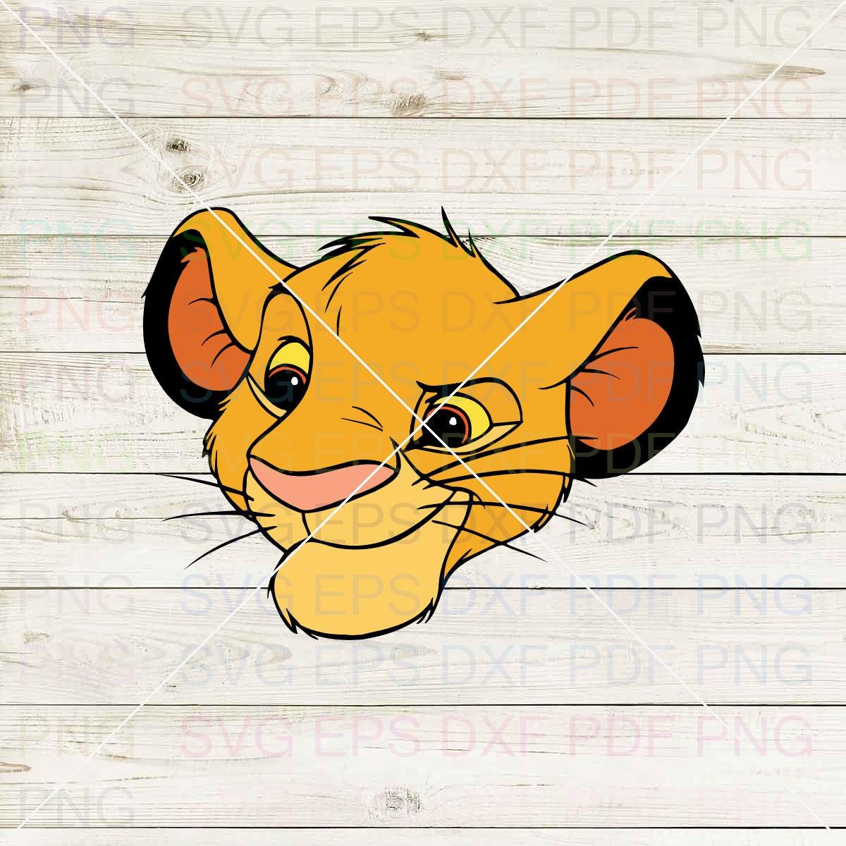 Simba Svg Png Dxf Eps Cut Files Vector Clipart Cricut Silhouette | The ...