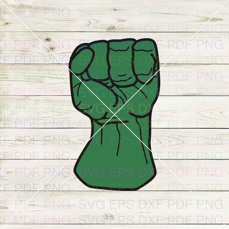 Hulk Hand Face Silhouette 004 Svg Dxf Eps Pdf Png Cricut - Etsy UK