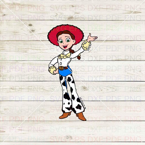 Jessie Toy Story 026 Svg Dxf Eps Pdf Png Cricut Cutting - Etsy