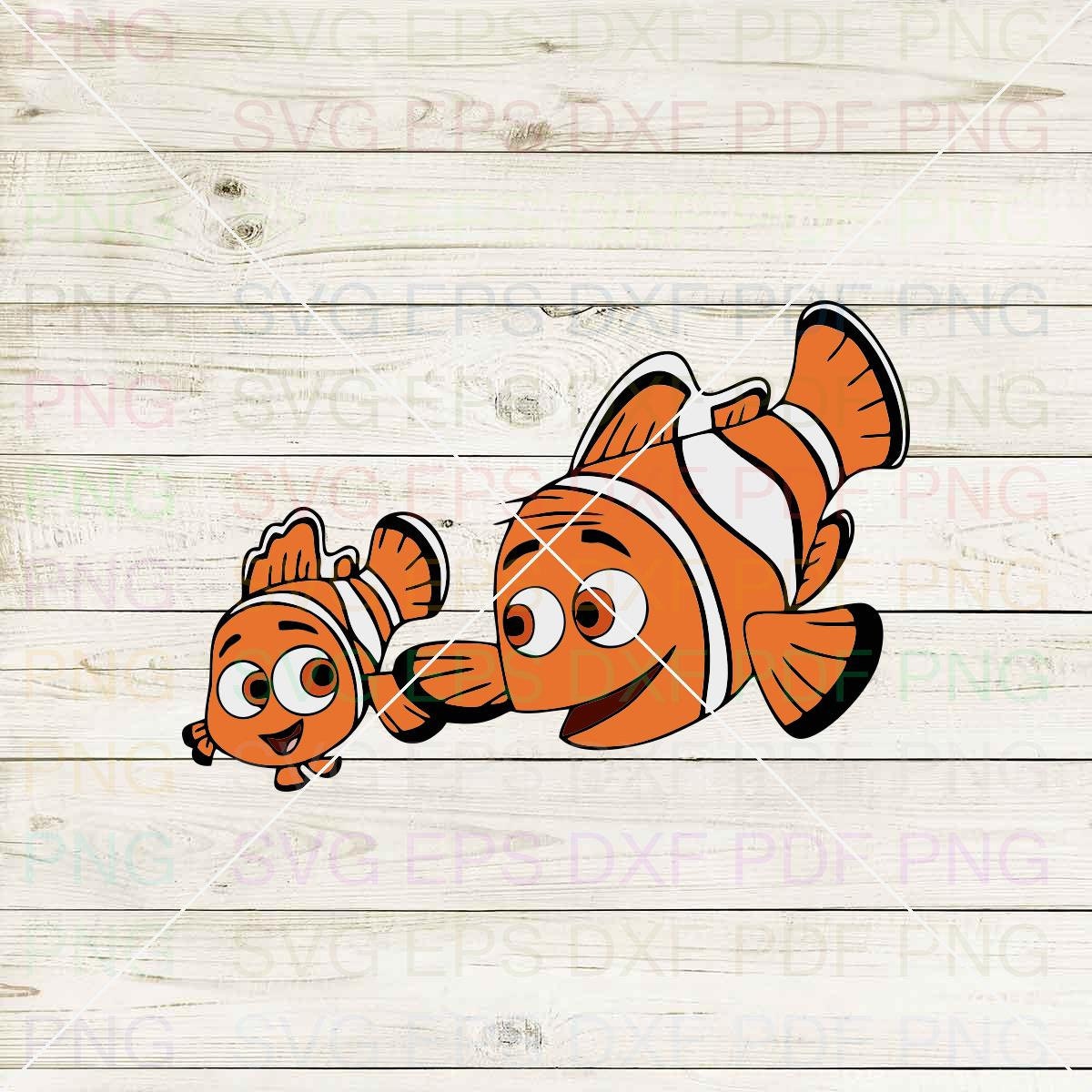 Marlin From Nemo Outline