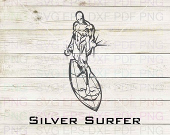 Silver Surfer Svg Cricut | Etsy