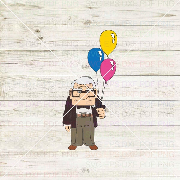 Carl From up Svg - Etsy