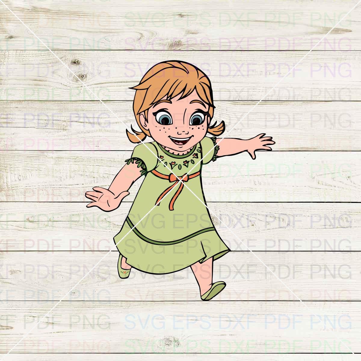 How To Draw Young Anna From Frozen