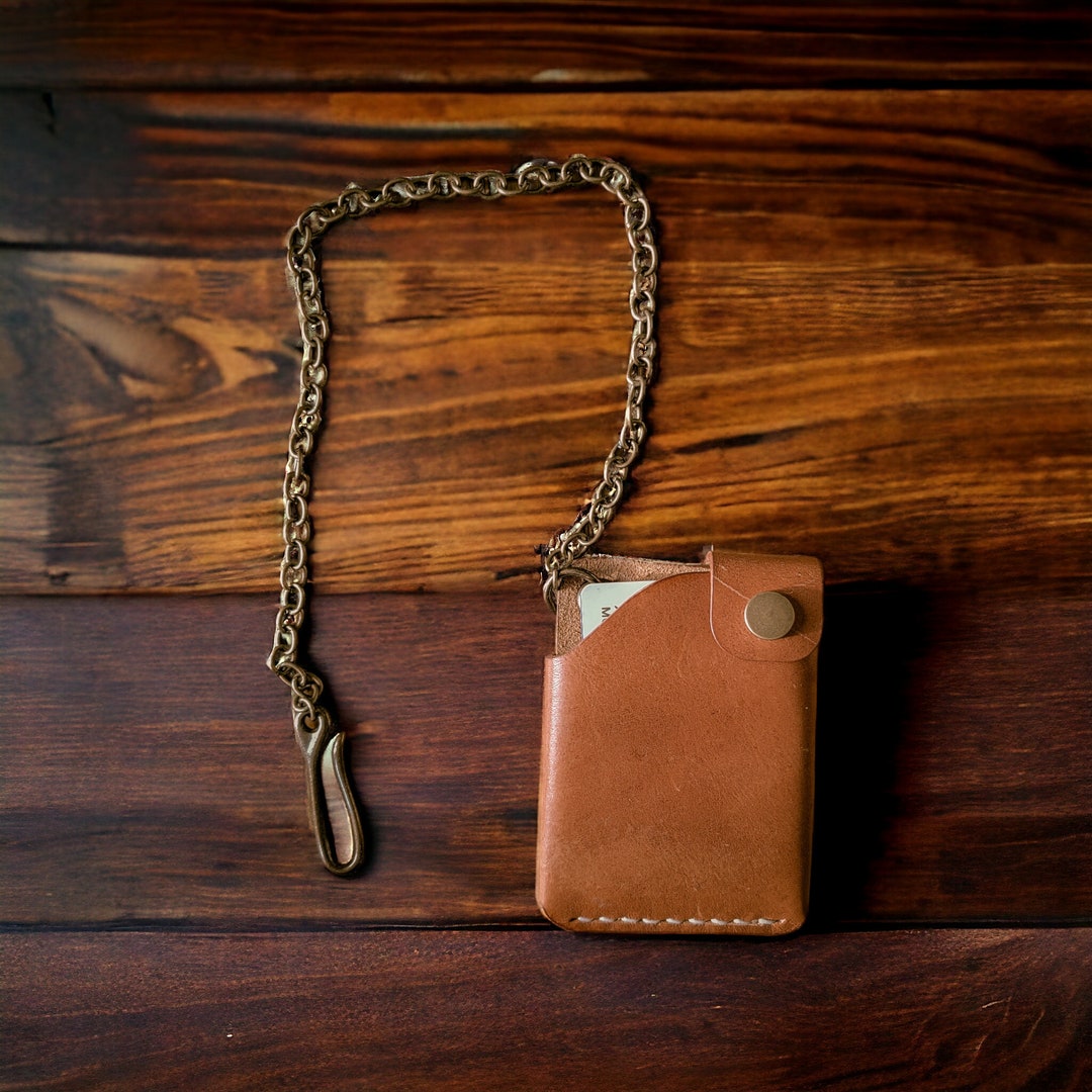 THE DOC Handmade Leather Wallet, Men's Leather Wallet, Leather Billfold ...