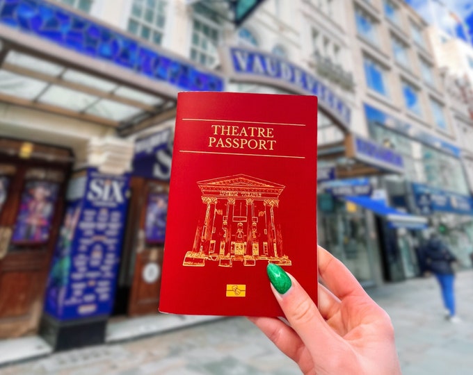 Theatre Passport | Scrapbook and Journal for Theatre Fans - Etsy