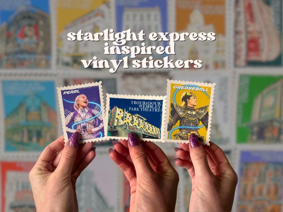 Starlight Express Vinyl Stickers | Greaseball, Pearl, Troubadour ...