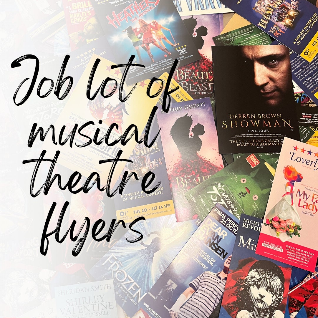 Mystery Bundle of Musical Theatre Flyers - Etsy