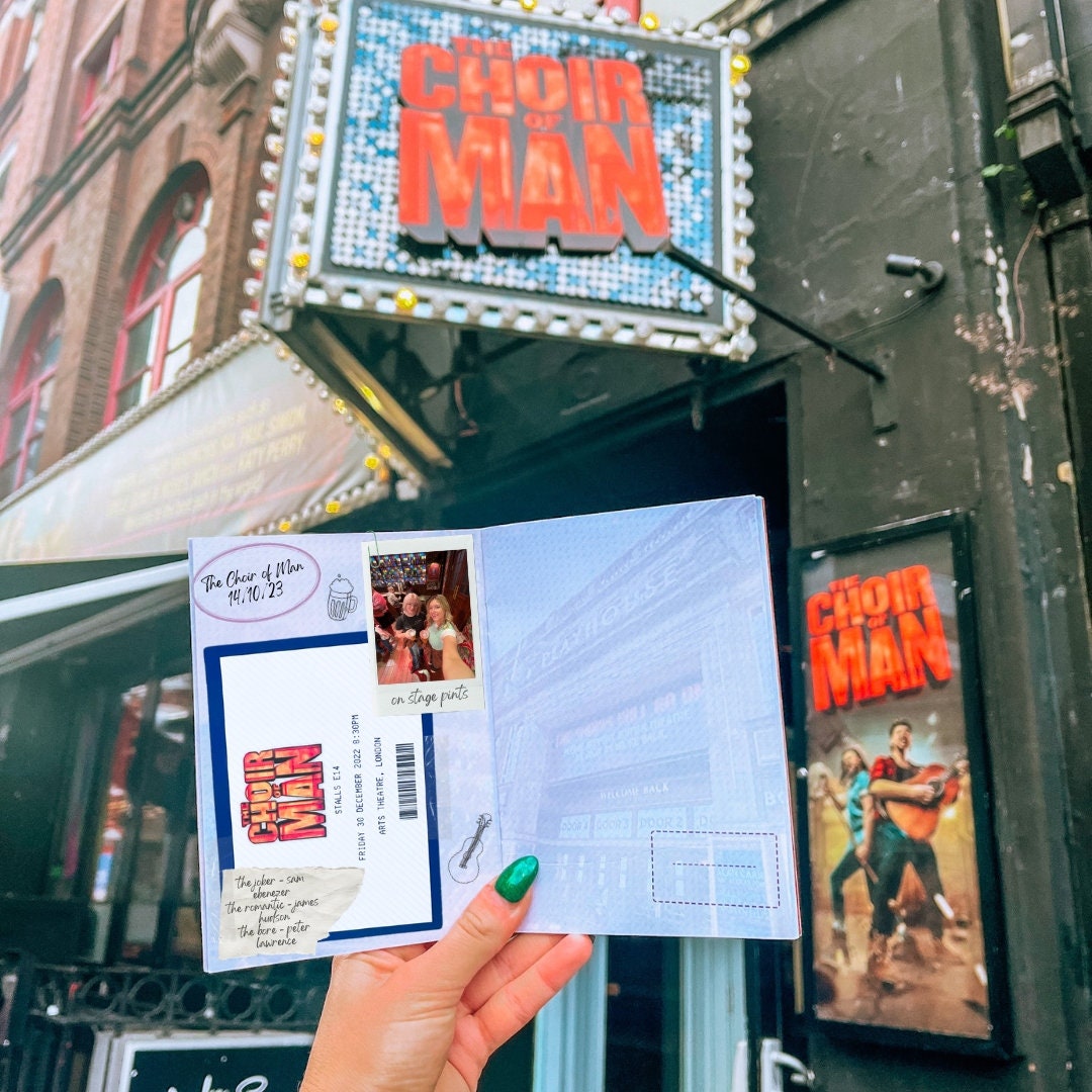 Theatre Passport Scrapbook and Journal for Theatre Fans - Etsy UK