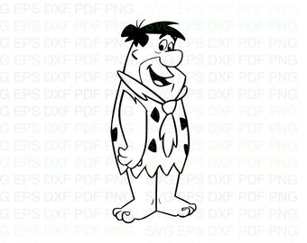 Fred Flintstone Svg | Etsy