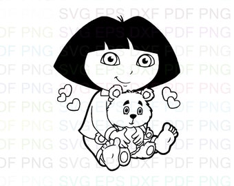 Dora and Friends Svg | Etsy
