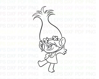 Trolls Poppy Cricut | Etsy