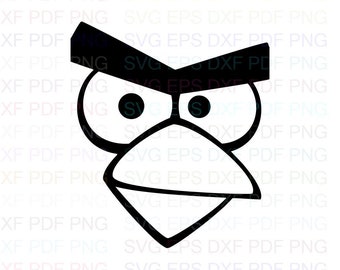 Angry Birds Svg | Etsy