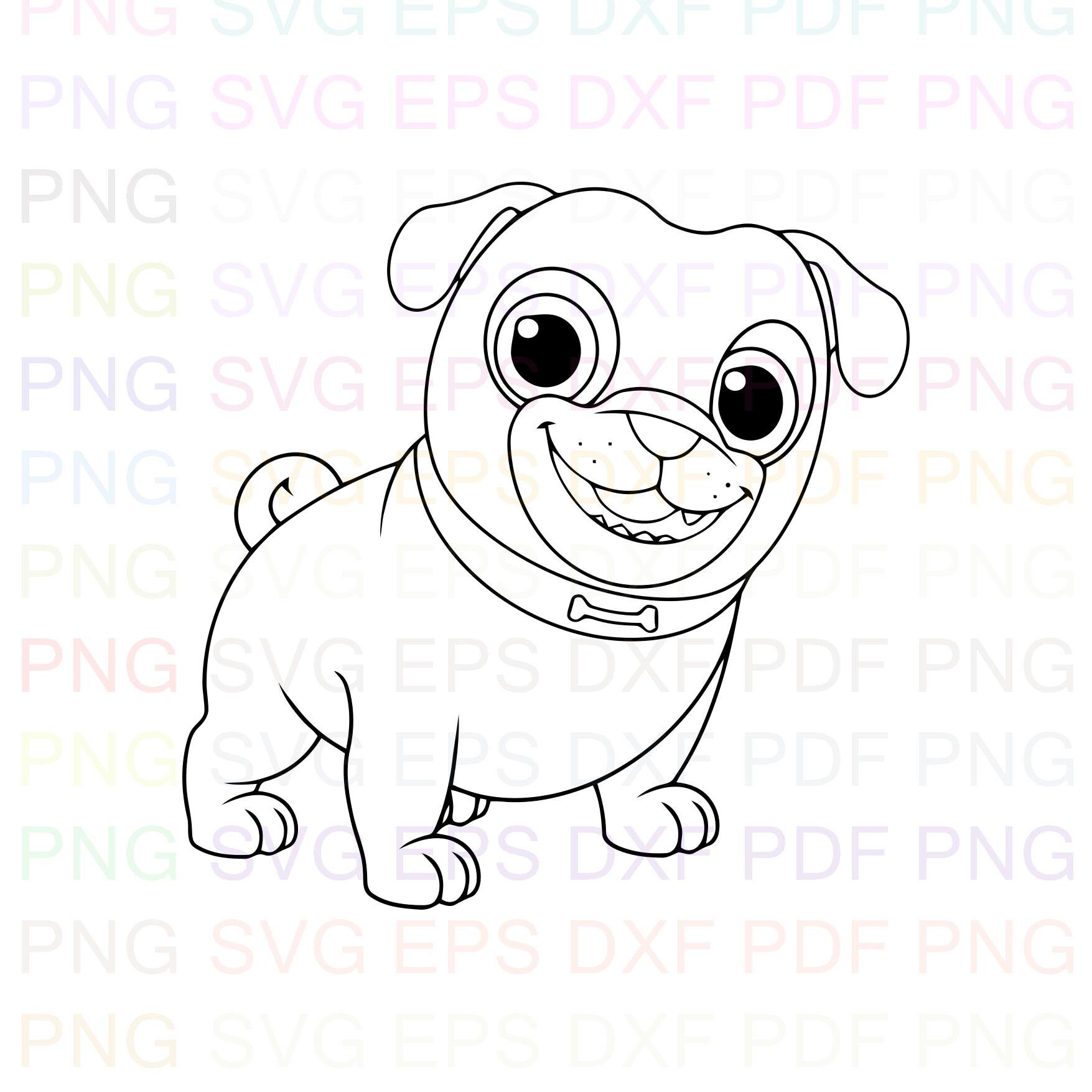 Paper, Party & Kids Cricut Rolly And Bingo Puppy Dog Pals Svg Dxf Eps ...