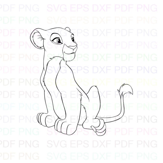 Embellishments Clipart Vector Nala The Lion King 3 Svg Dxf Eps Pdf Png ...