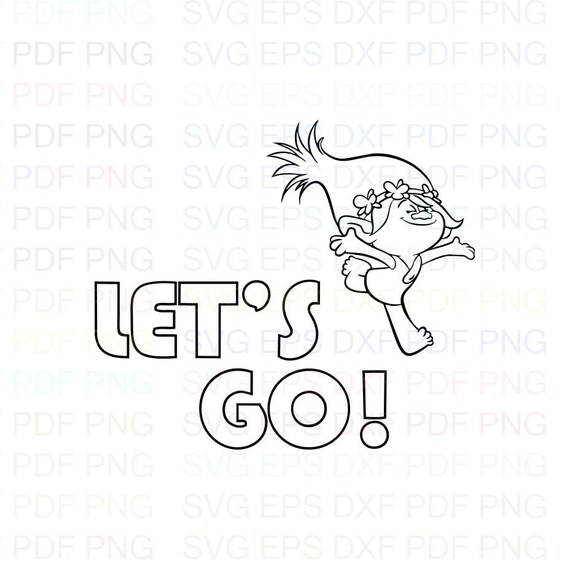 Cricut Cutting file Clipart Vector Aspen Heitz Trolls Svg Dxf Eps Pdf ...