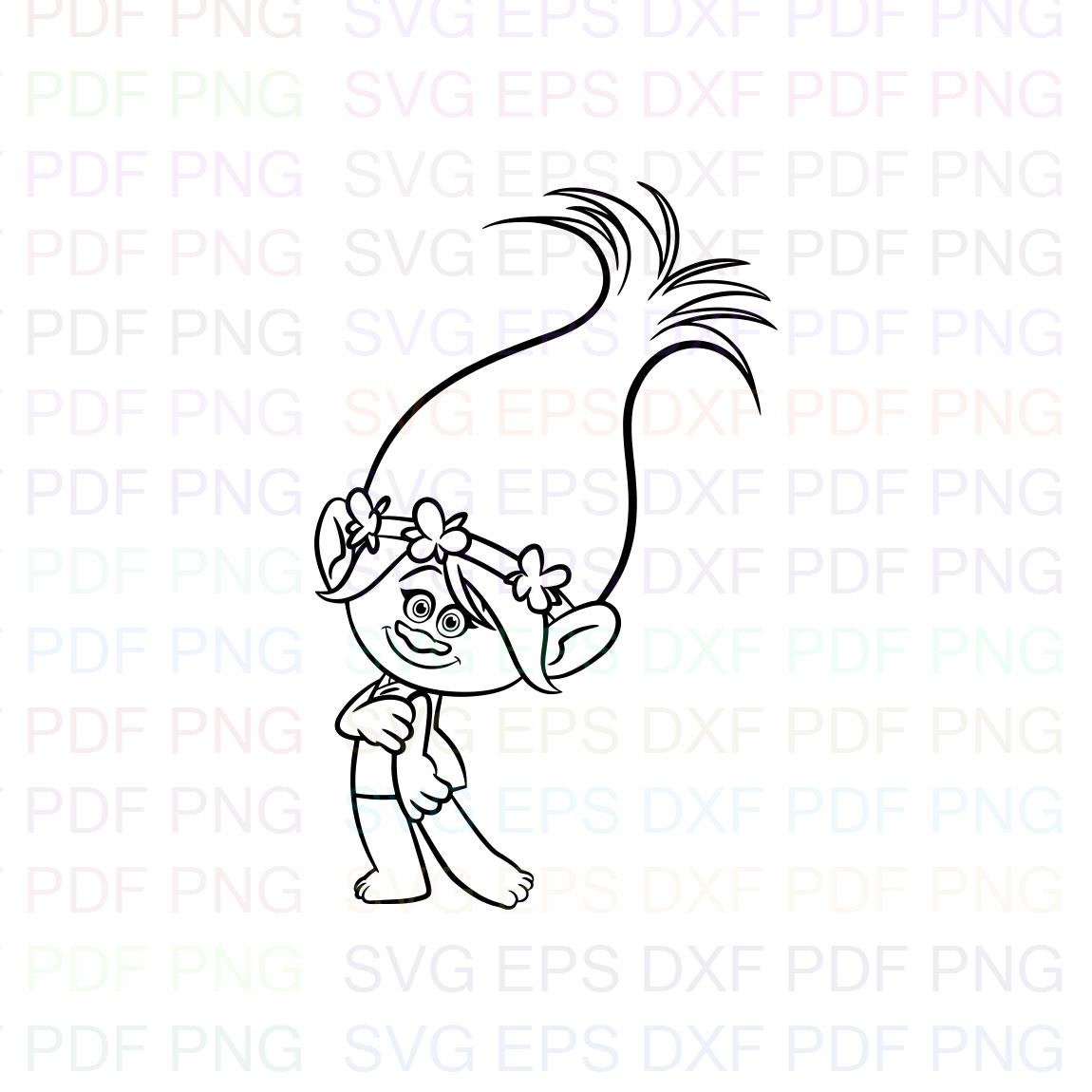Vector Troll 027 Svg Dxf Eps Pdf Png Cricut Cutting file Clipart ...