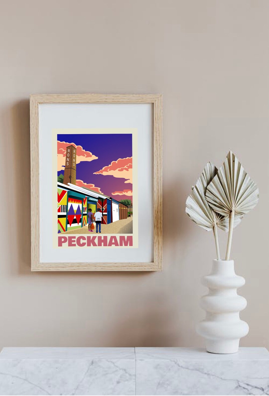 Copeland Park Peckham London Travel Poster - Etsy