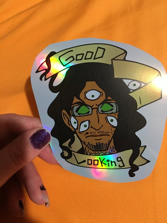 Jonathan Sims Holographic Stickers - Etsy