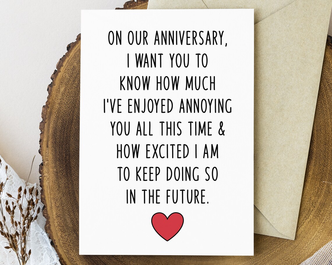 Funny 1st Anniversary Card For Husband Or Boyfriend First Etsy funny-1st-anniversary-card-for-husband-or-boyfriend-first-etsy