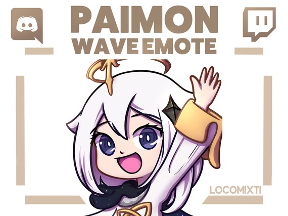 Emote Gesto Paimon Saludo | Etsy México