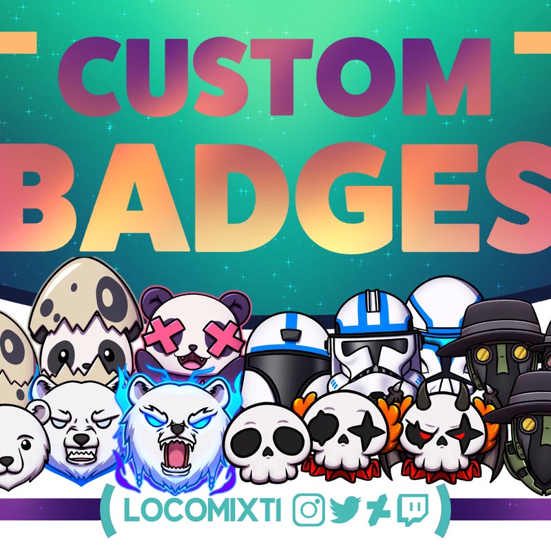 Twitch Badge - Etsy