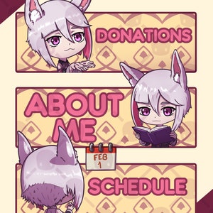 Twitch Panels Etsy Chibi Custom - Etsy