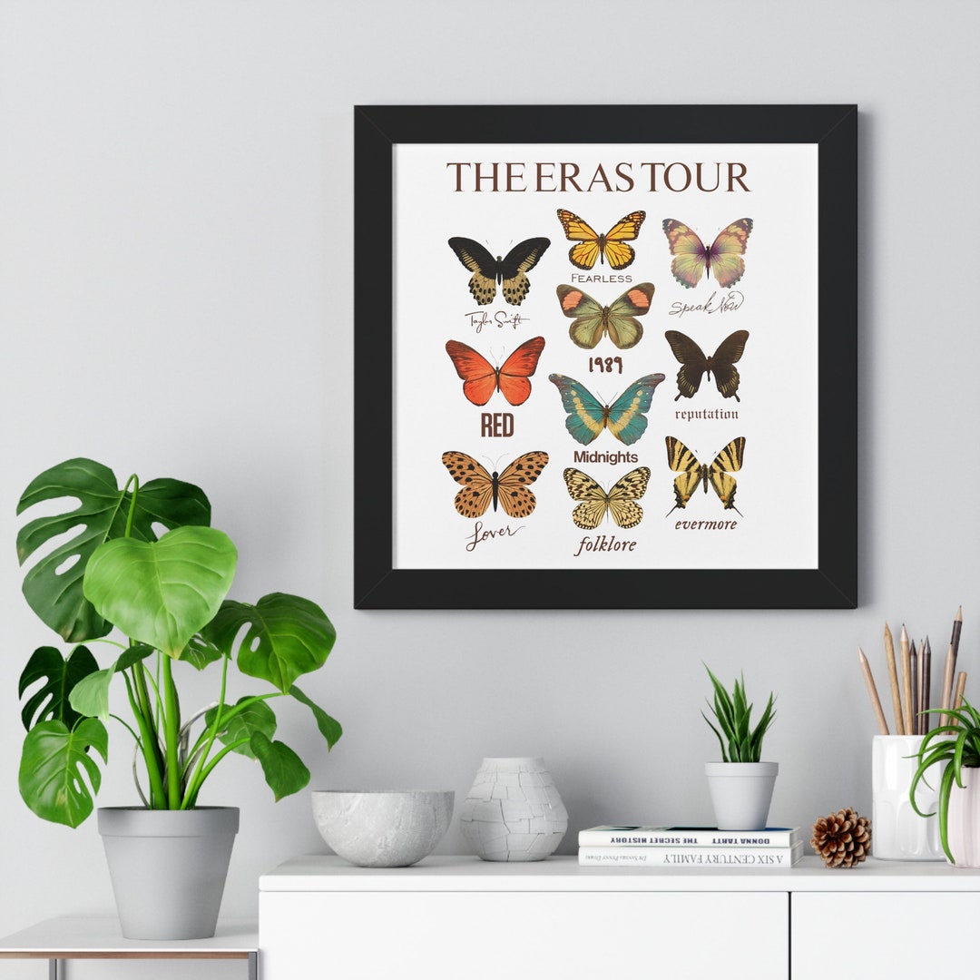 Taylor Swift the Eras Tour, Framed Vertical Poster - Etsy