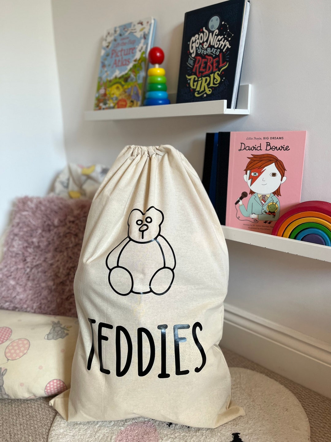 Toy Storage Bag / Teddies / Teddy Bear / Toys Sack / Organiser ...