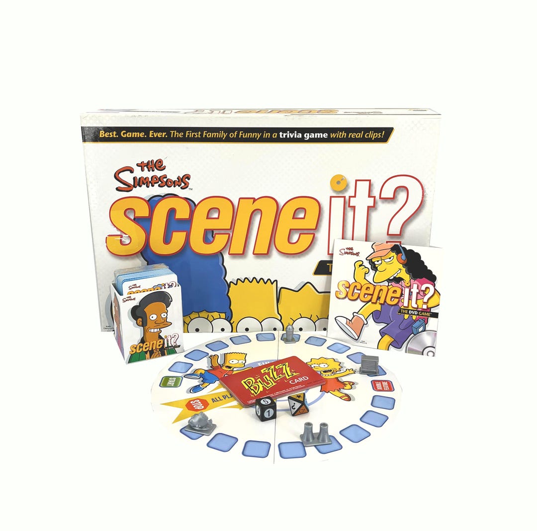 2009 Scene-it! the Simpsons DVD Game or Replacement Parts & Pieces (you ...