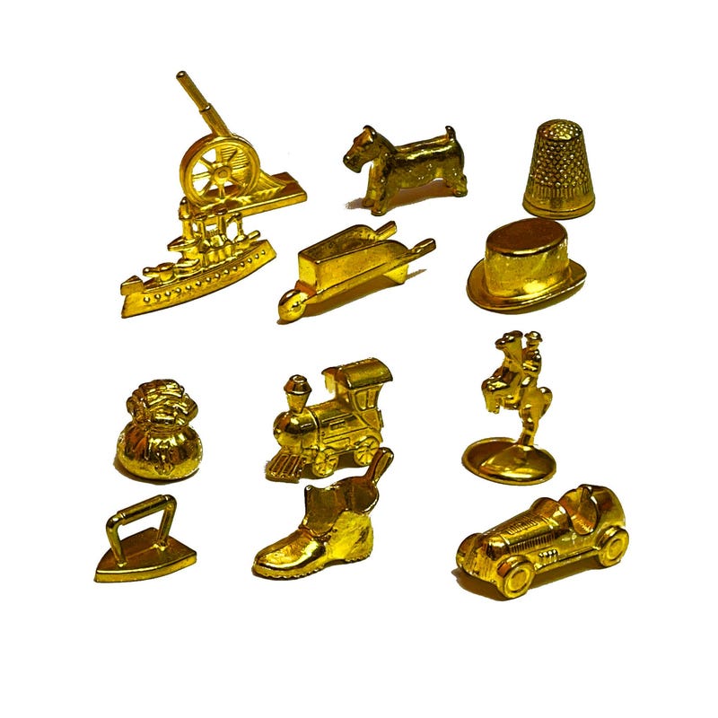 Monopoly Piece Charms - Etsy