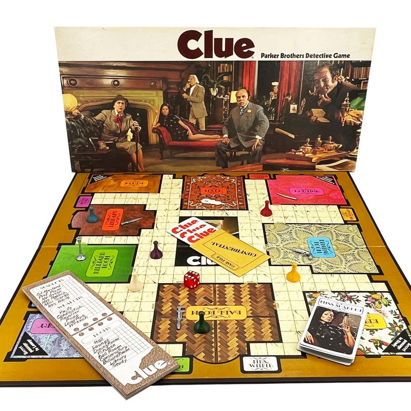 Clue Game Pieces - Etsy