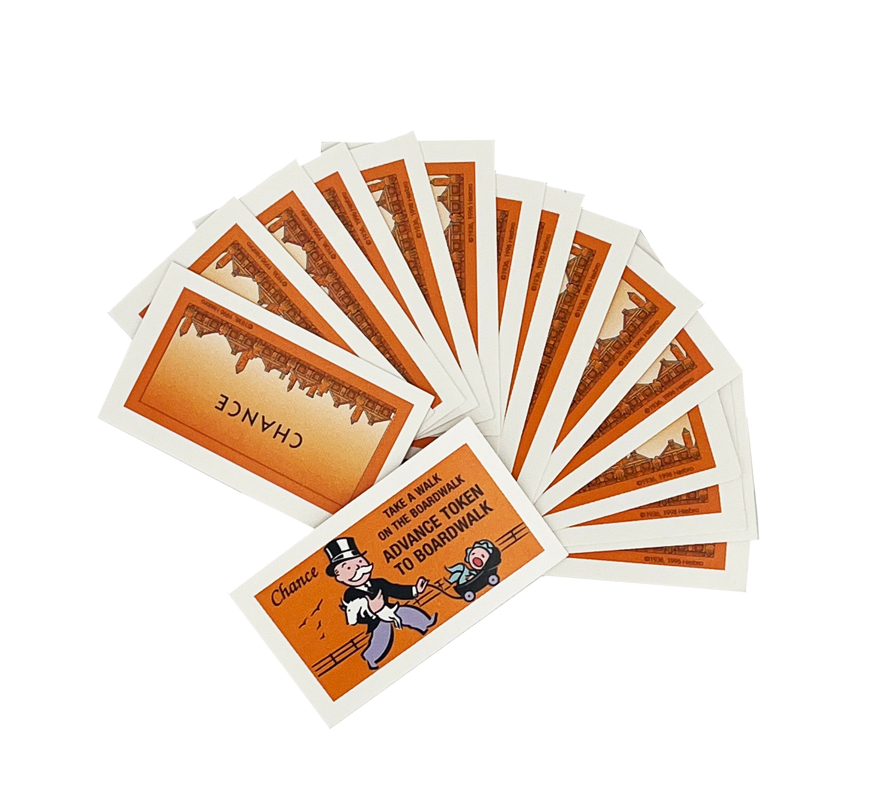 Monopoly Chance Cards Replacement Game Part - Etsy