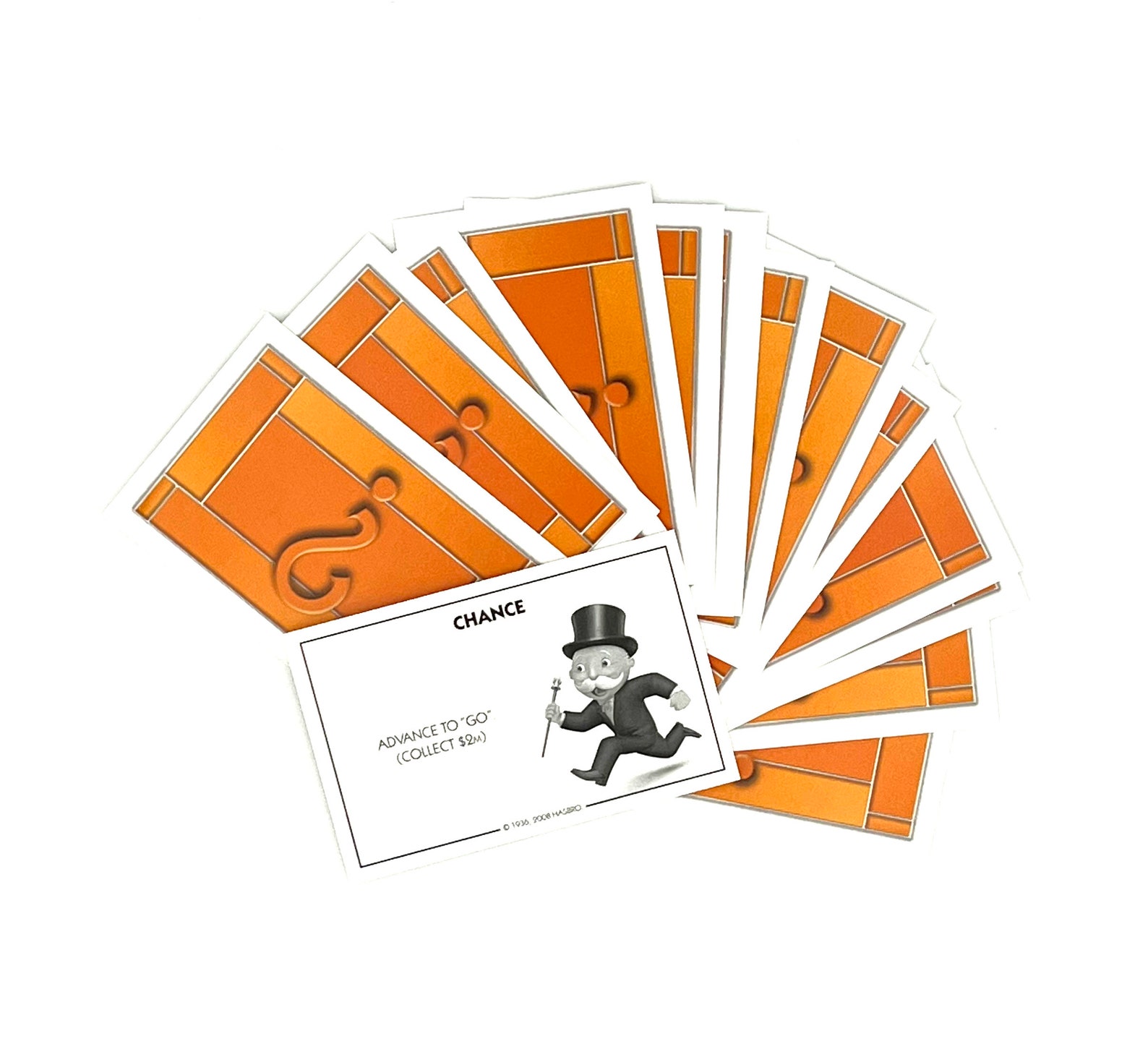 Monopoly Chance Cards Replacement Game Part - Etsy