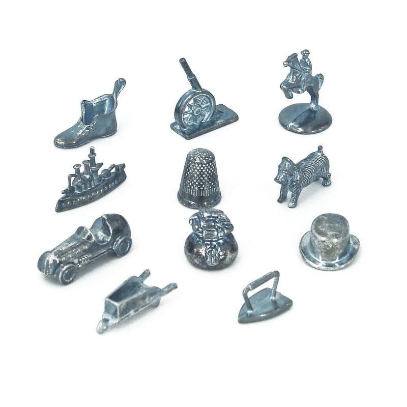 Monopoly Pieces Metal - Etsy