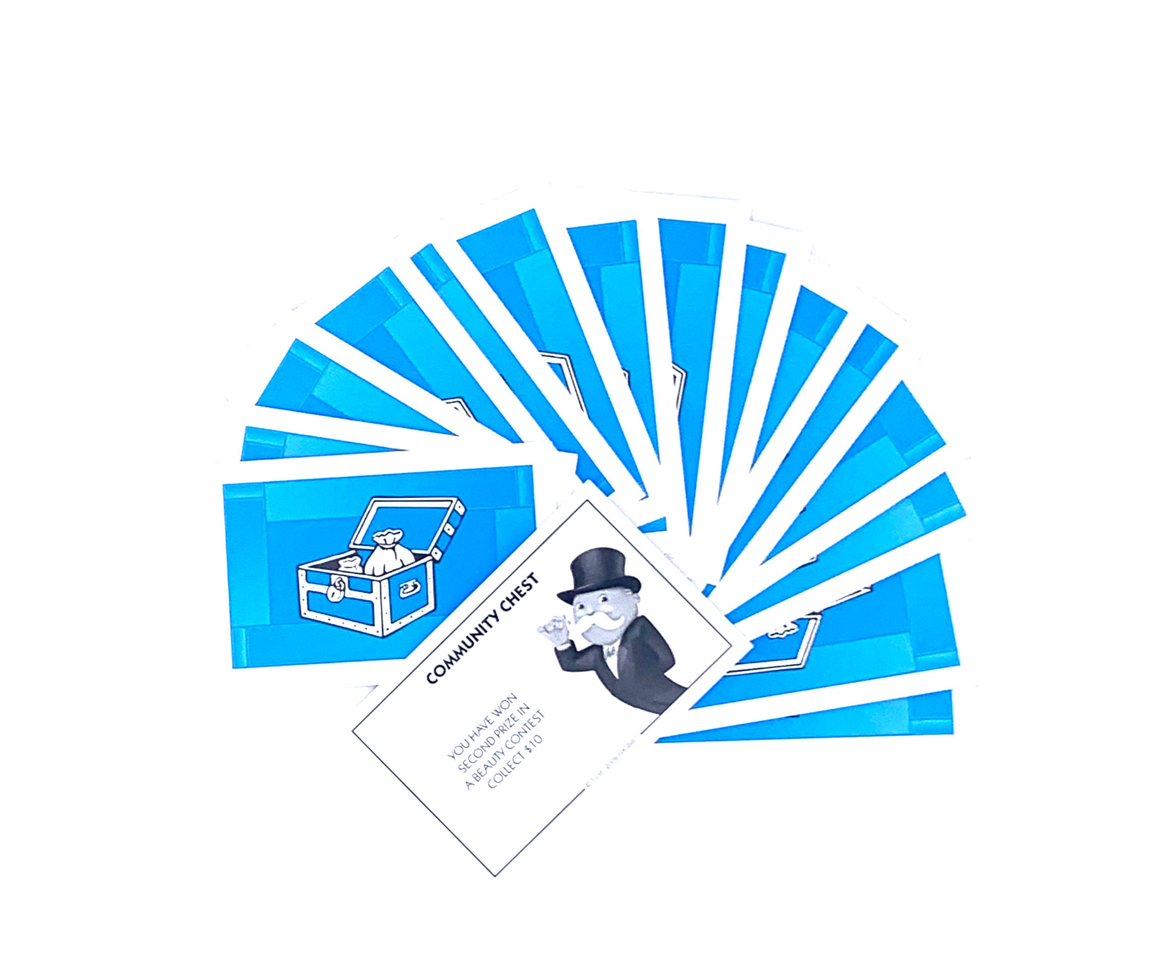 Monopoly Community Chest Cards Replacement Game Part - Etsy