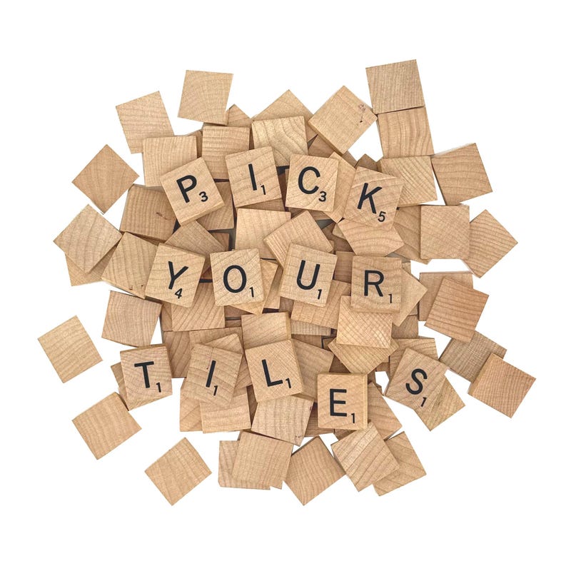 Pick Scrabble - Etsy