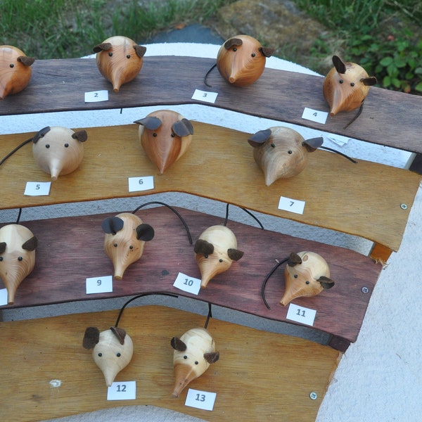 Wooden Mouse - Etsy UK