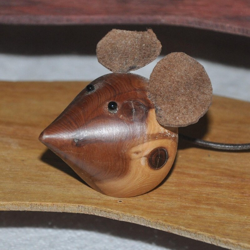 Wood Turned Mouse - Etsy UK