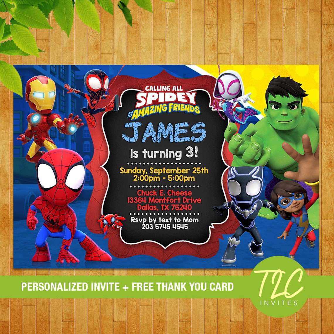 Invitación de Spidey y sus increíbles amigos Invitación de - Etsy España Invitación de Spidey y sus increíbles amigos Invitación de - Etsy España