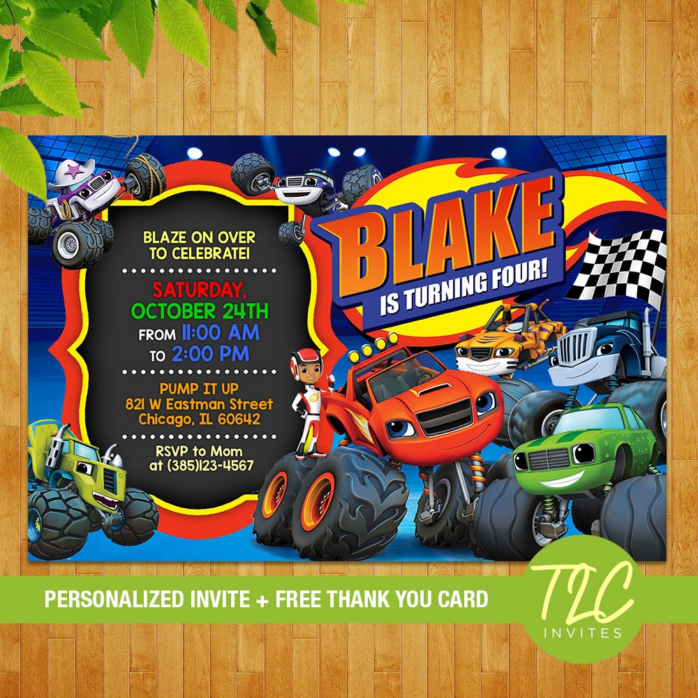 Blaze Invitation Template Free - Printable Templates