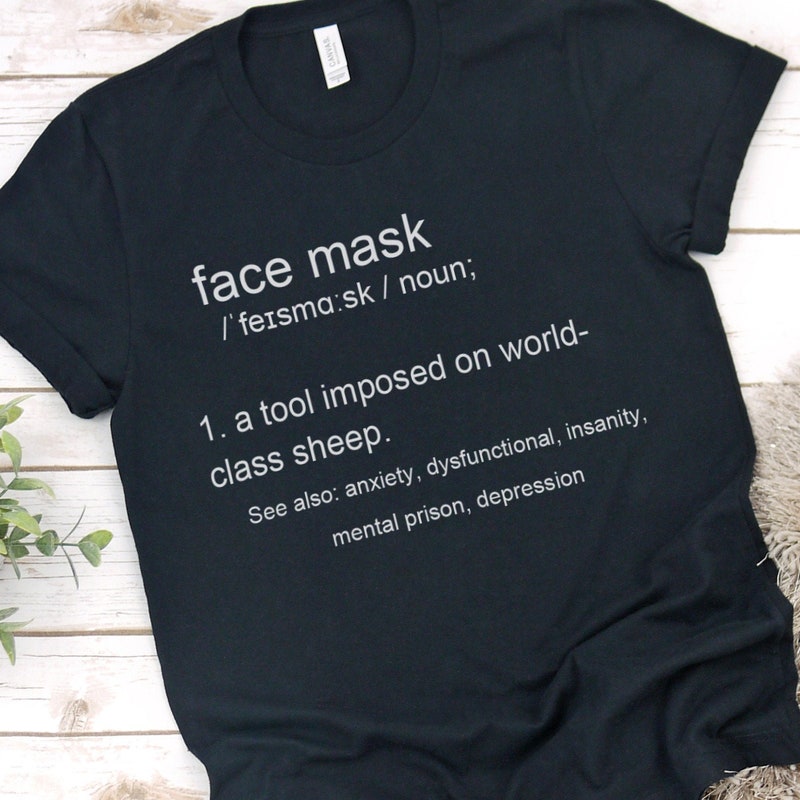 Sarcastic Face Mask - Etsy
