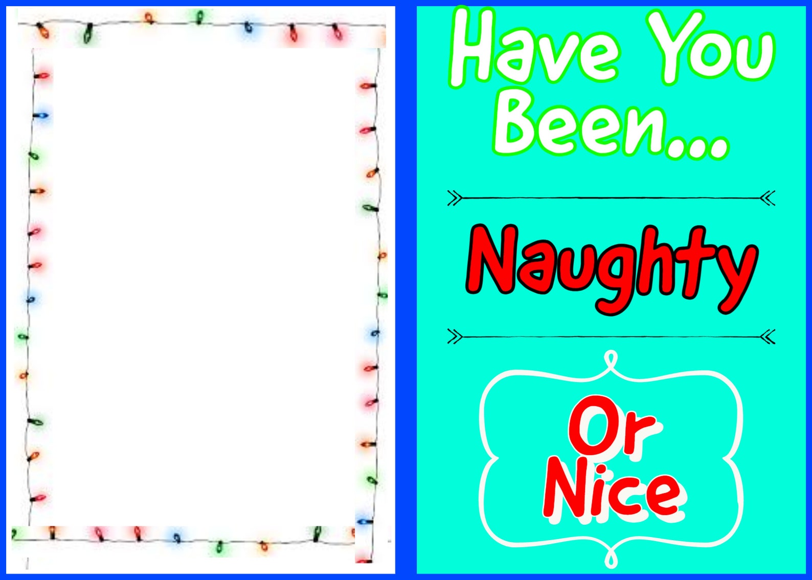 Have You Been Naughty or Nice/ Christmas Card/ Funny - Etsy