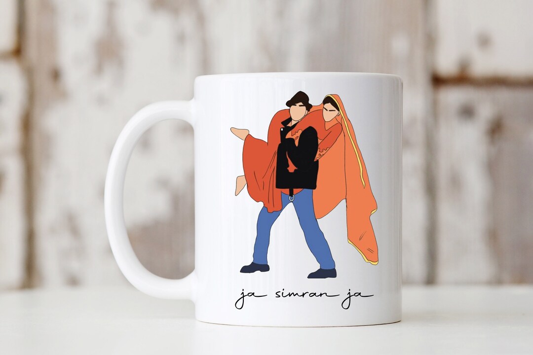 Ja Simran Ja Mug, Bollywood Mug, Dilwale Dulhania Le Jayenge, Novelty ...
