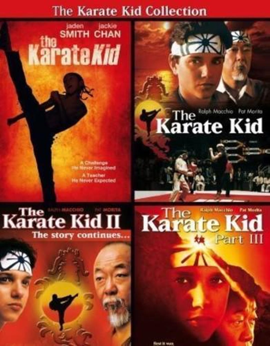 The Karate Kid Collection [DVD, 3 Disc Set] Region 1 for Us/canada, New ...