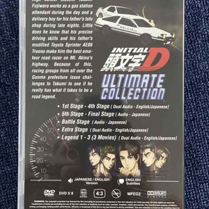 Initial D Ultimate Anime Series Collection [dvd] English Dubbed ...