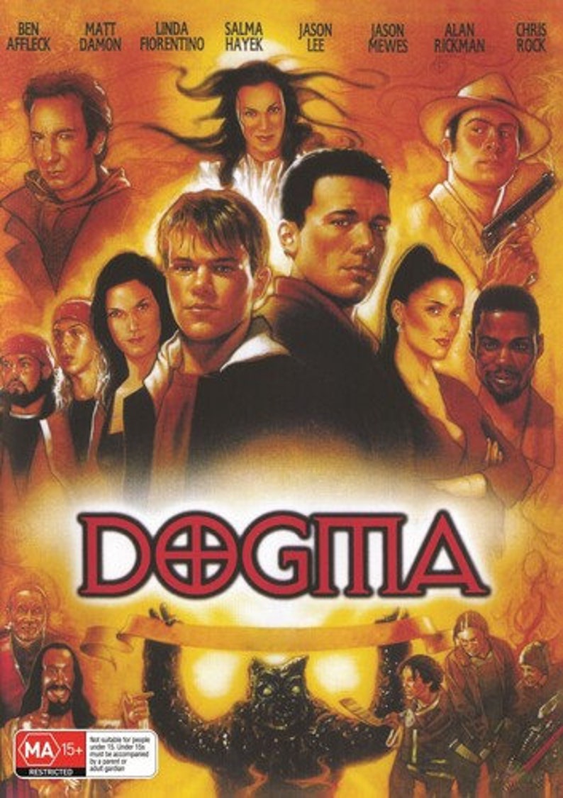 Dogma [DVD, 1999 Comedy Movie] Region 0 Plays Worldwide, Jason Lee, George Carlin, Chris Rock ...