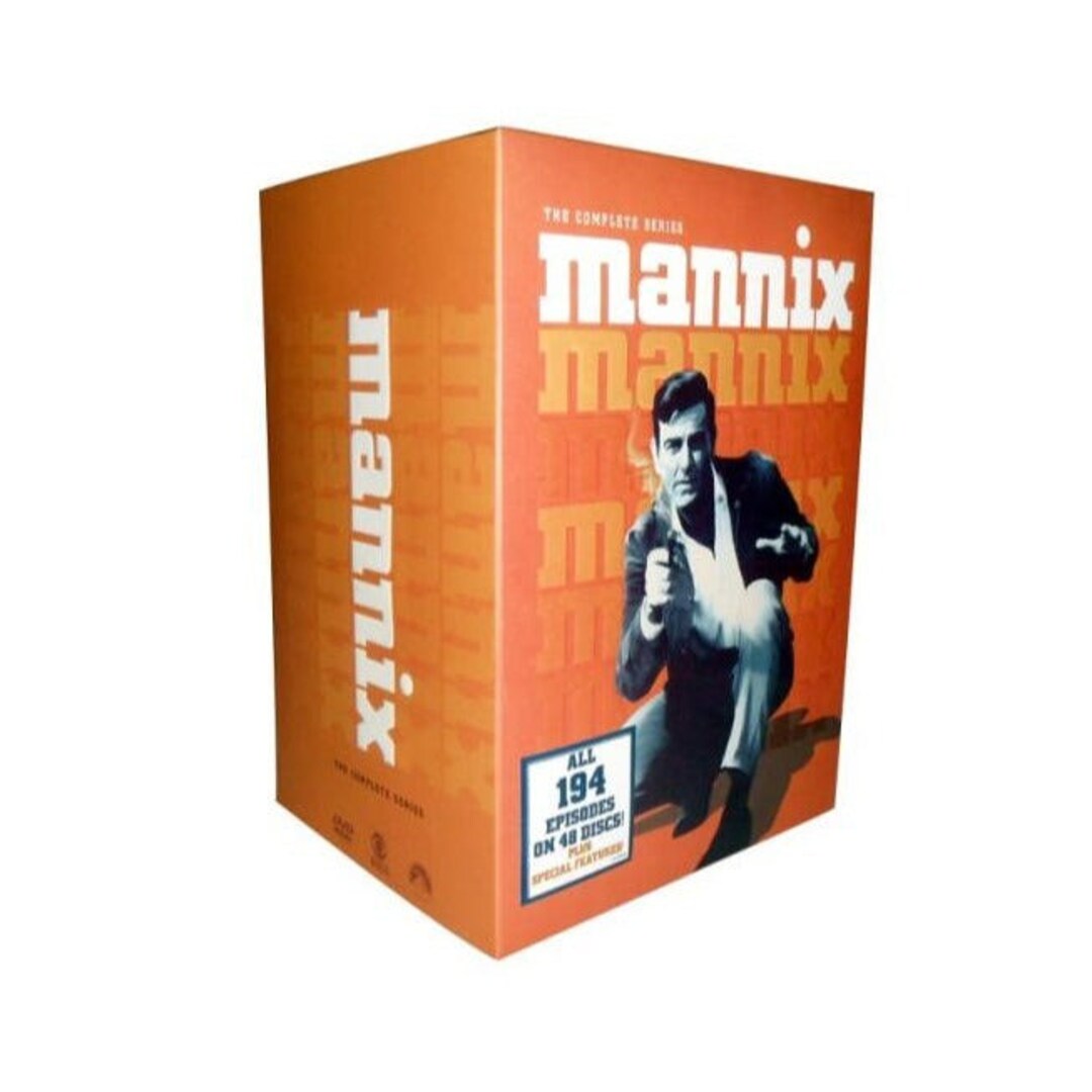 NEW, Mannix 1-8 the Complete Series Season (DVD 48-disc Set) Complete DVD Movie Series ...