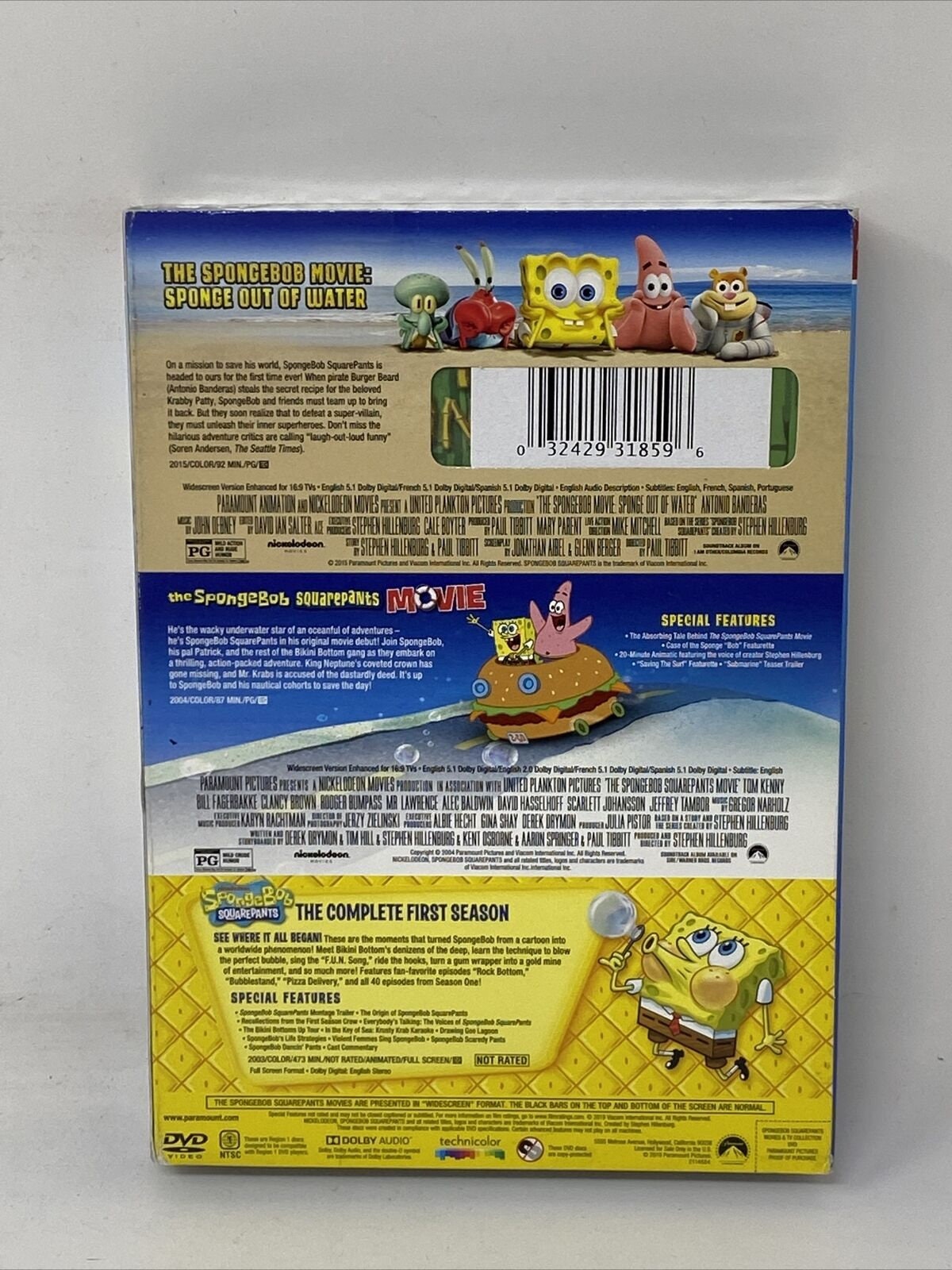 Spongebob Squarepants Dvd Collection SpongeBob SquarePants: The