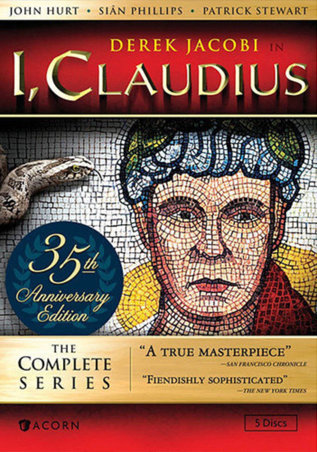 I, Claudius [DVD, 5 Disc Set, 1976 TV Drama, British-television] Region ...